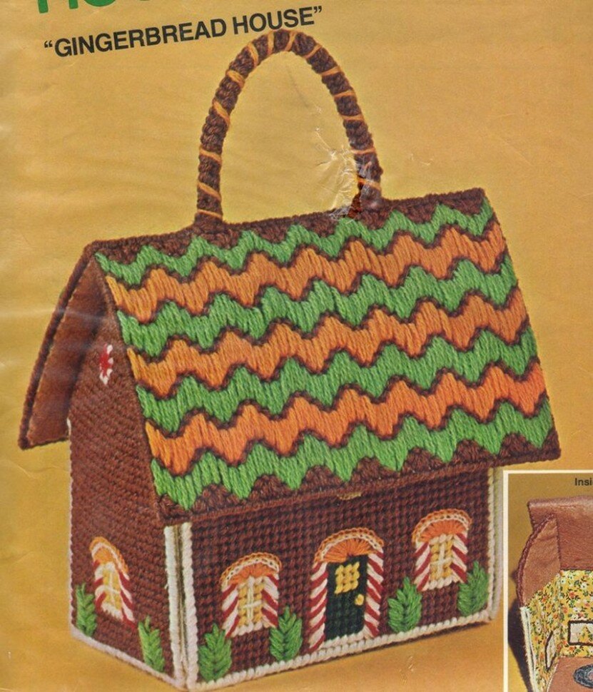 Набор для вышивания Bucilla #04662 Gingerbread House (Пряничный домик), Гобелен