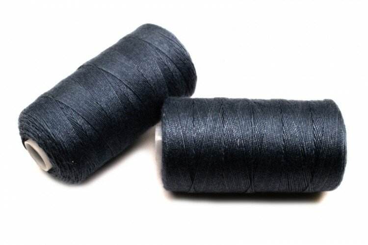 Нитки Micron 20s/3, цвет 350 темно-серый, полиэстер, 183м, 1шт