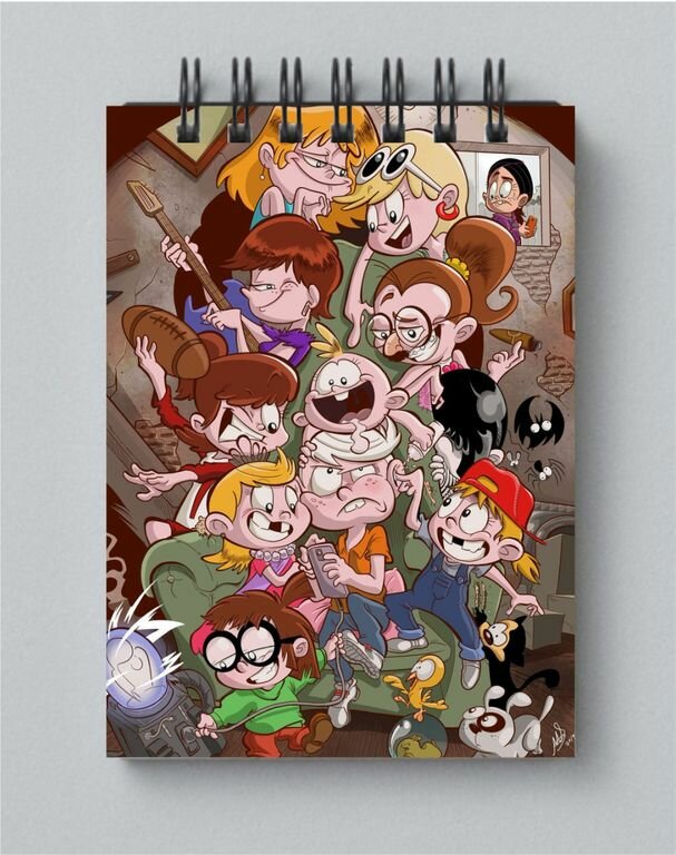 Блокнот The Loud House, Мой шумный дом №1, А6