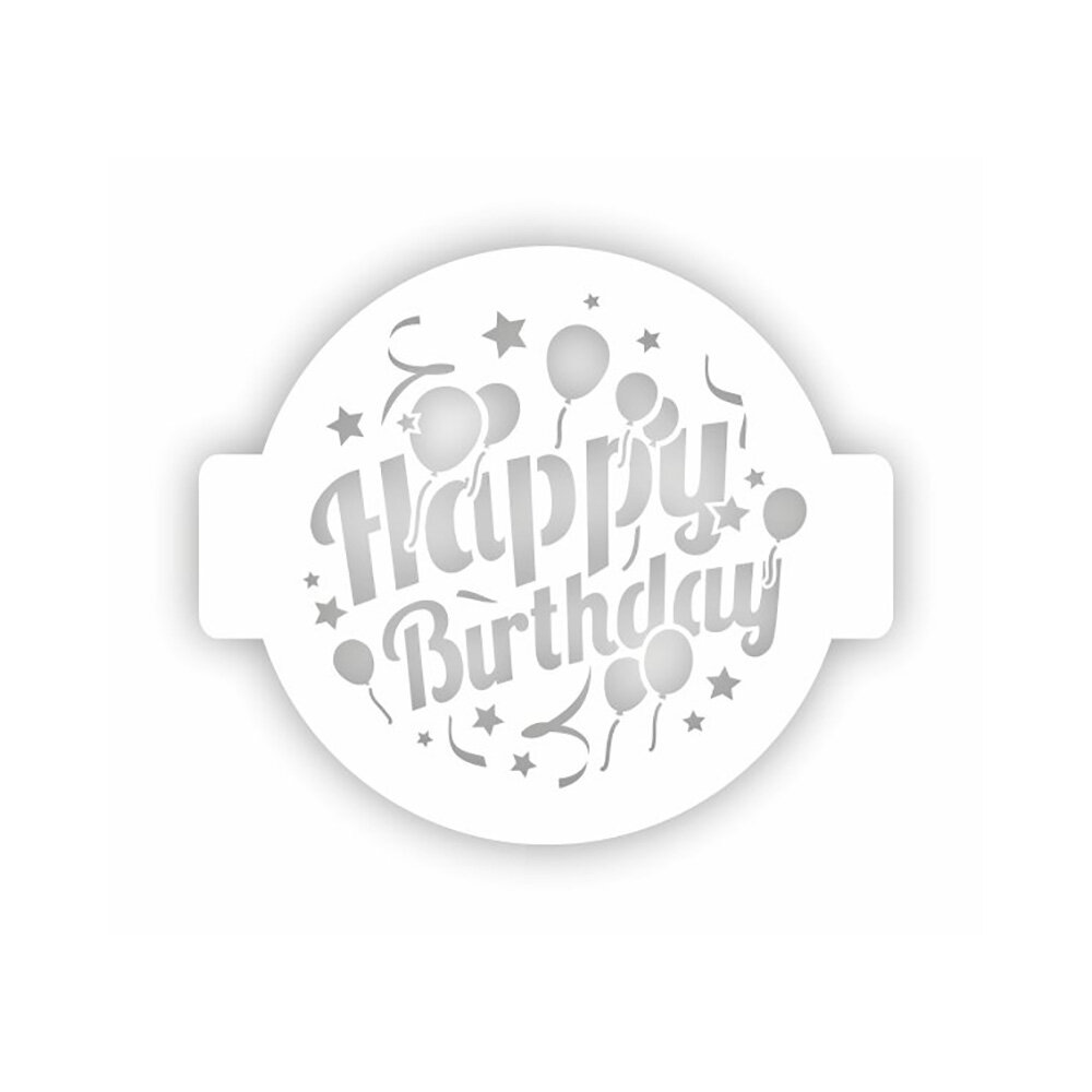 Трафарет-Дизайн Трафарет Праздник диаметр 24 см, модель ДР24-03, декоративная роспись поверхности