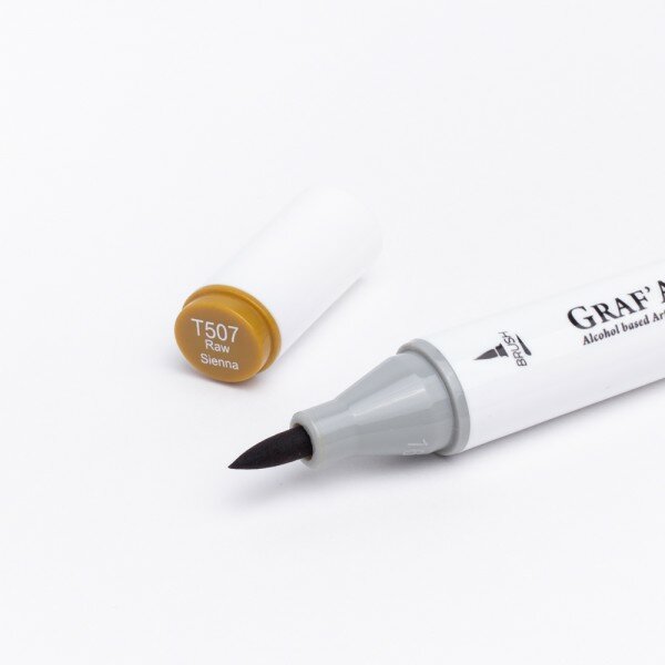 Маркер спиртовой Малевичъ GrafArt Brush, Сиена натуральная T507