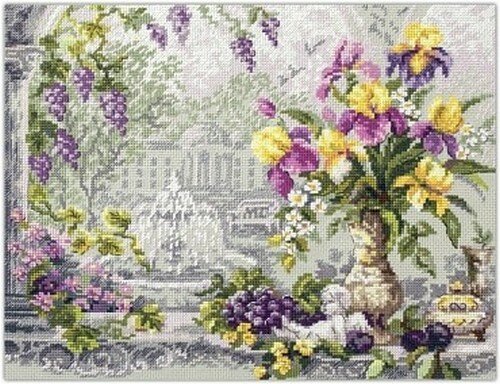 Вышивка Романс белой ночи 32x25 см.