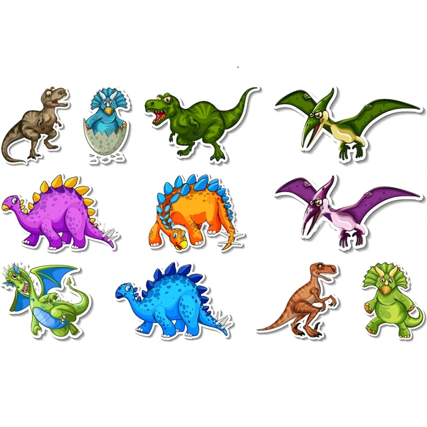 Наклейки стикеры Динозавры
