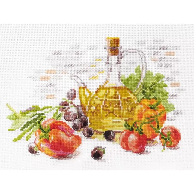 Оливковый натюрморт, набор для вышивания