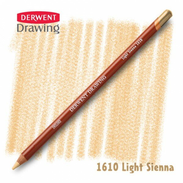 Карандаш Derwent Drawing 1610 Сиена светлая (Light-Sienna)