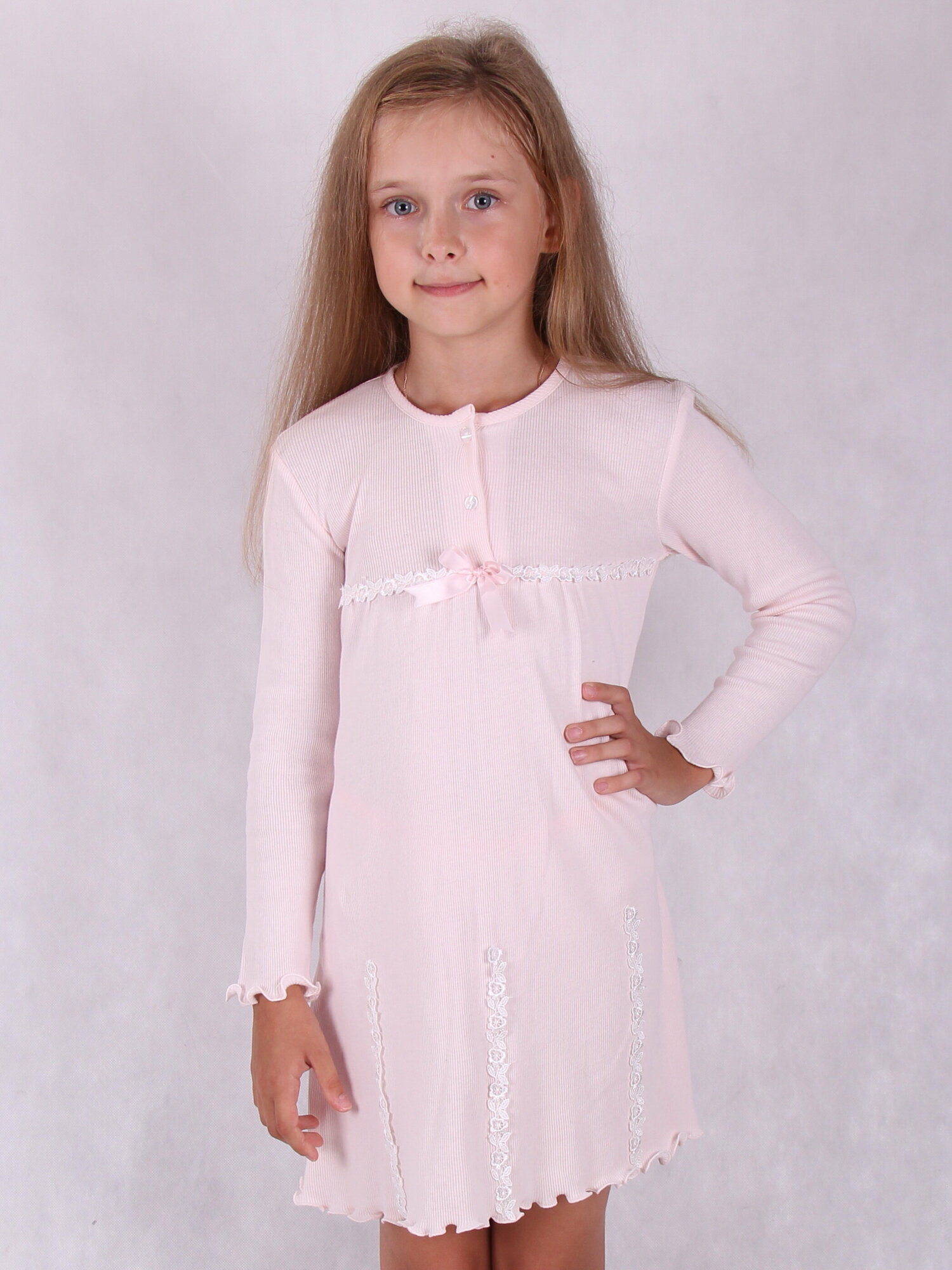 Рубашка Бант, ткань рубчик