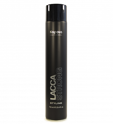 Kapous Professional Lacca Strong, профессиональный лак для волос сильной фиксации, 750 мл