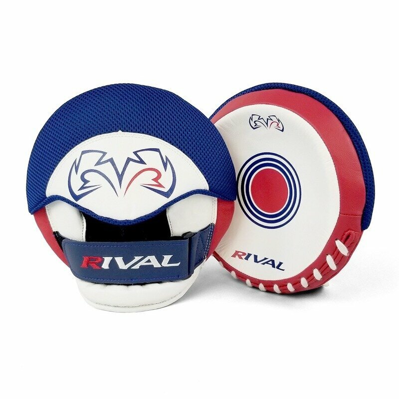 Лапы боксерские RIVAL RPM5 PARABOLIC PUNCH MITTS 2.0, белые