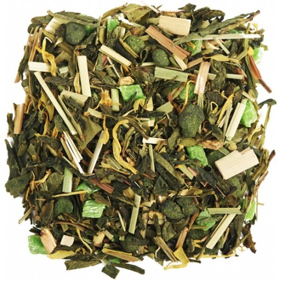 Чай зеленый Слон ароматизированный "Лайм и Женьшень" 100 г