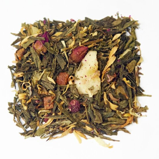 Чай зеленый ароматизированный Слон Сочные тропики 100 г