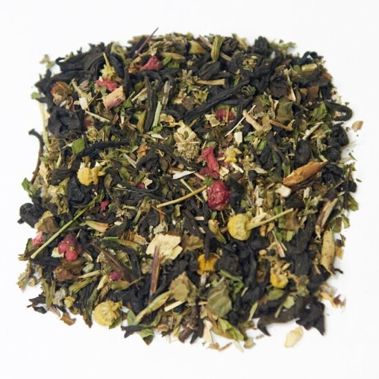 Чай черный ароматизированный Слон Луговые травы 100 г