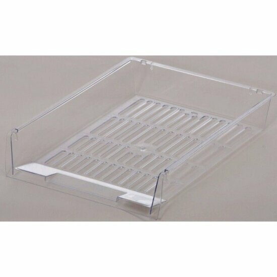 Лоток для бумаг Attache для бумаг решетчатый прозрачный