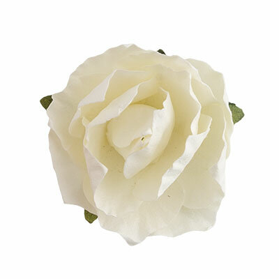 Mr.Painter PFE-08 Декоративные цветы 6 шт 04 Ваниль белый для украшения интерьеров