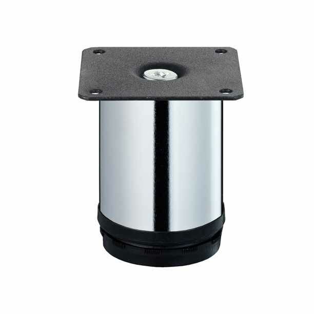 Опора мебельная 80х50 мм хром