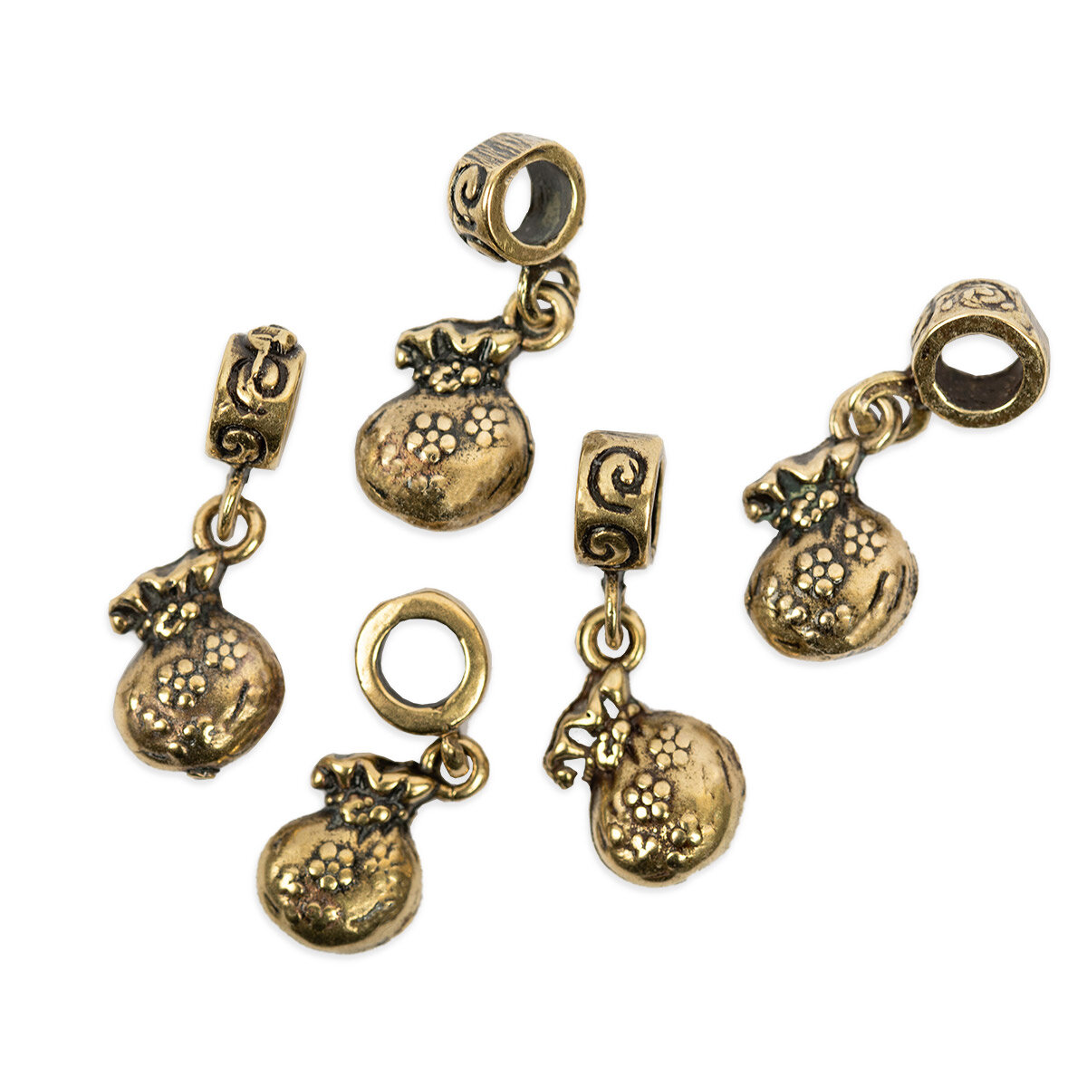 Zlatka латунь PND-26 №1 компактная декоративная бусина для ручного творчества