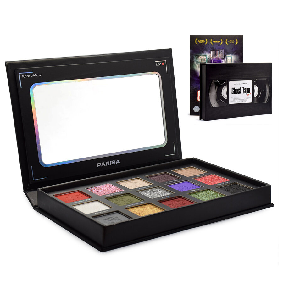 Палитра теней для век Parisa Ghost tape #1 15 оттенков 25.5 г