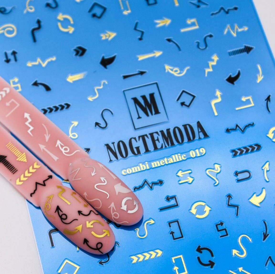Наклейки Combi Metallic NogteModa №019