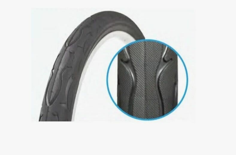 Покрышка TRIX 20"х 2.125, TXBM-031, слик, черная