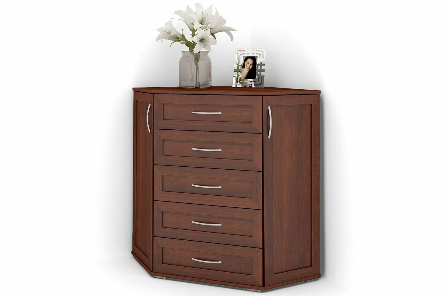 Комод Атос 5М ноче мария луиза, рамка квадро