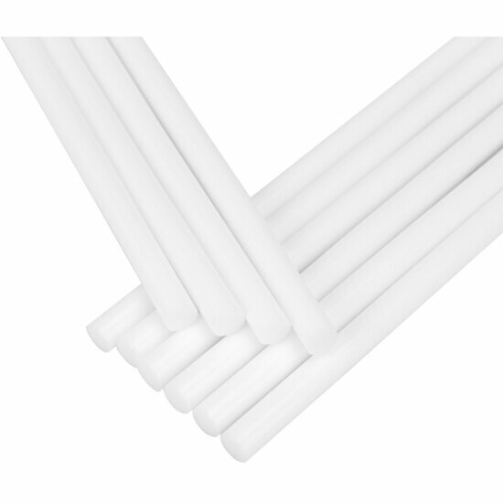Стержни клеевые Rexant d=7 мм, L=200 мм, белые (10 шт.) 09-1105