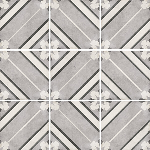 Керамогранит EQUIPE ART NOUVEAU INSPIRE GREY(24415) матовый 20x20 (25шт. 1м2)