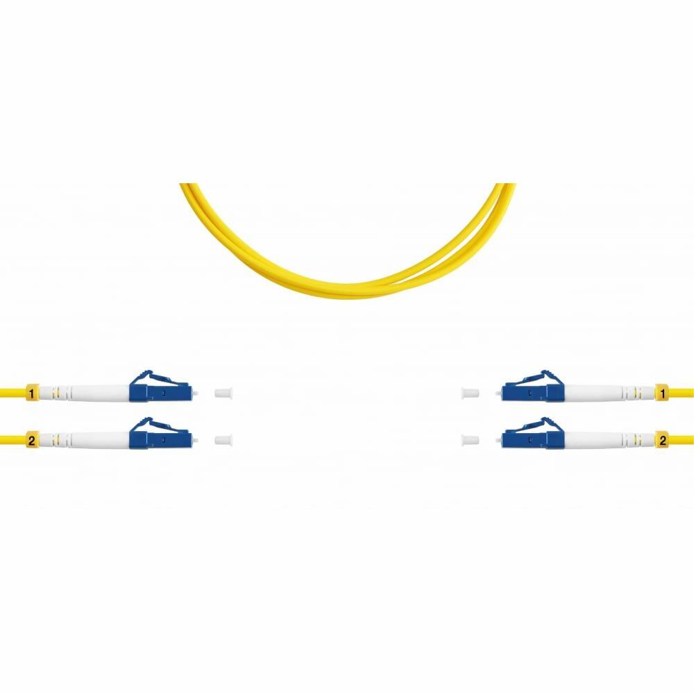 TopLAN Патч-корд оптический , дуплексный, LC/UPC-LC/UPC, 657A1, 0,5 м, DPC-TOP-657A1-LC/U-LC/U-0.5