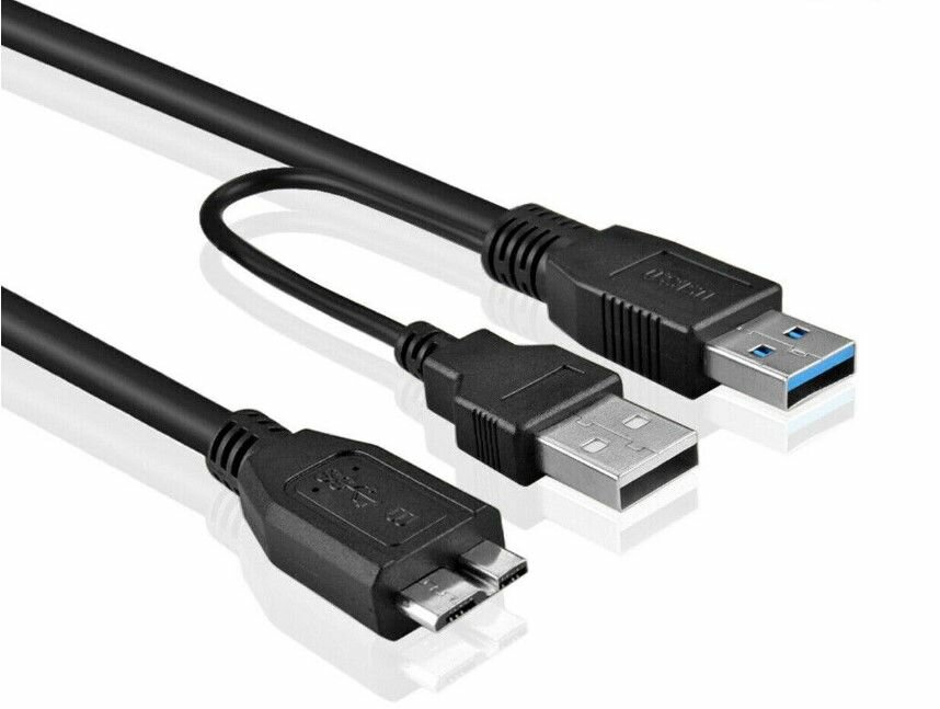 Кабель USB 3.0 AM-micro B для HDD, SSD, длина 0,6 метра