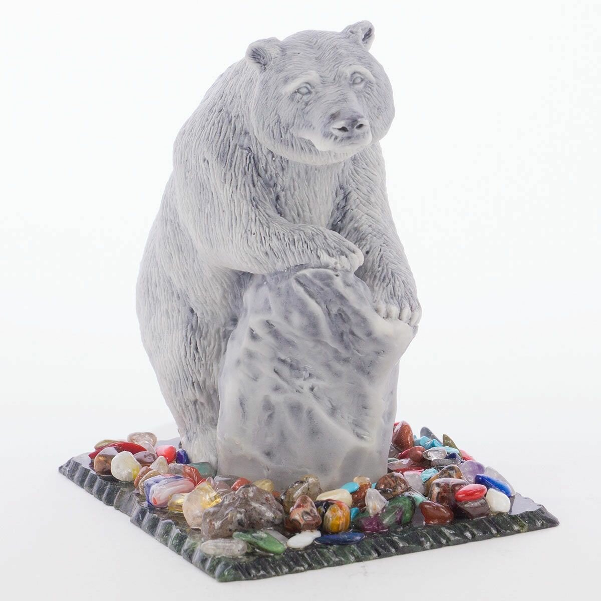 Сувенир из мрамолита "Медведь на камне" 118982