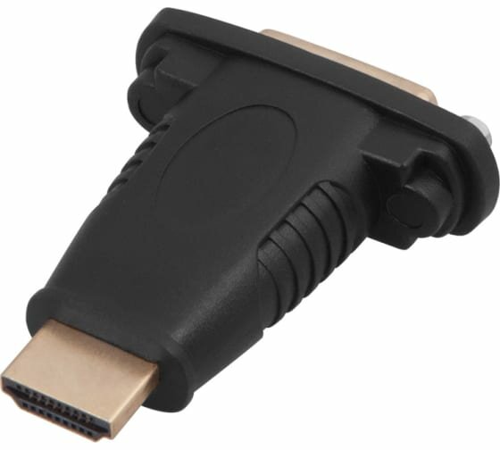 Переходник Rexant, штекер HDMI - гнездо DVI-I, золото {17-6807} (1 шт)