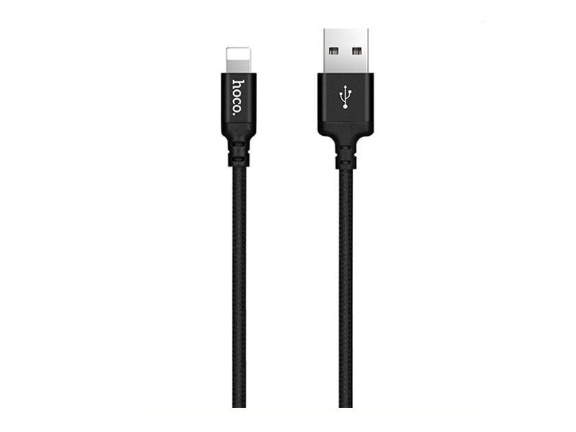 Кабель-переходник USB to Lightning HOCO X14i Times speed Lightning 2M (черный)