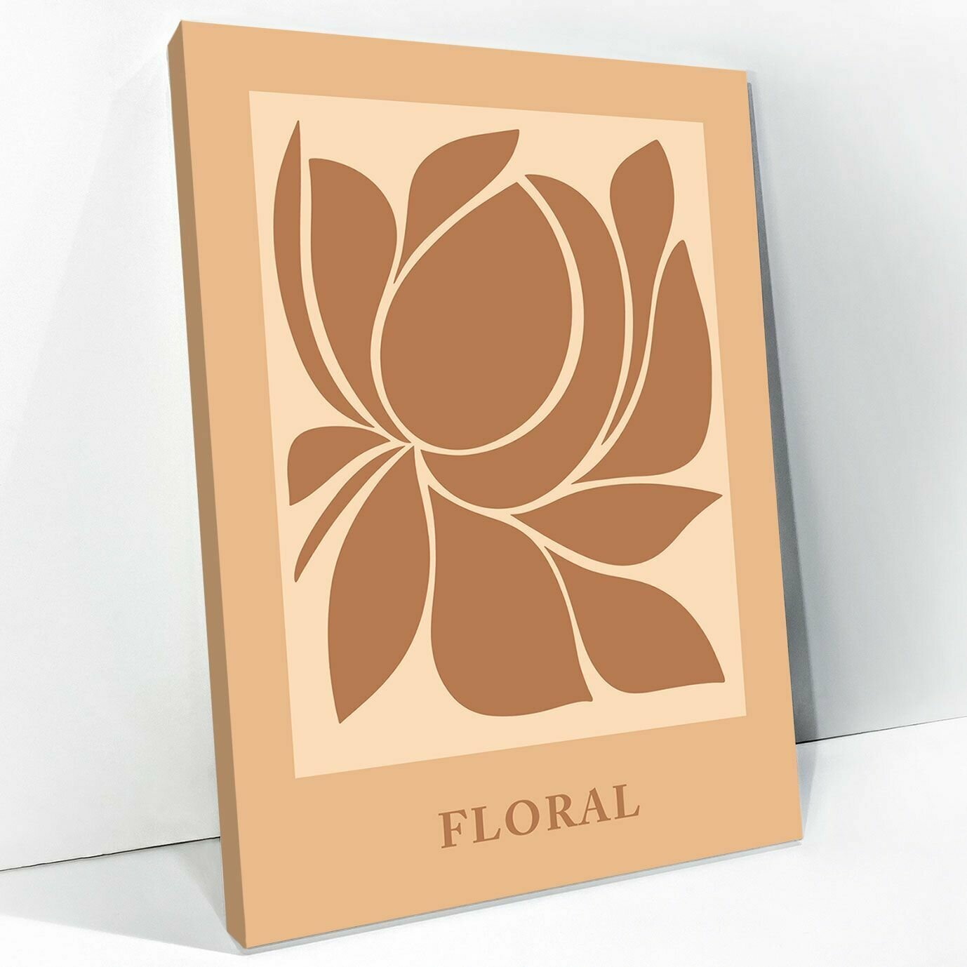 Картина Флора цветок на холсте 40х50см