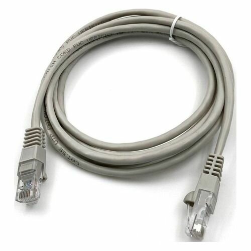 Патч-корд Buro литой (molded), UTP, кат.5E, 2м, 4 пары, 26AWG, алюминий омедненный, многожильный, черный