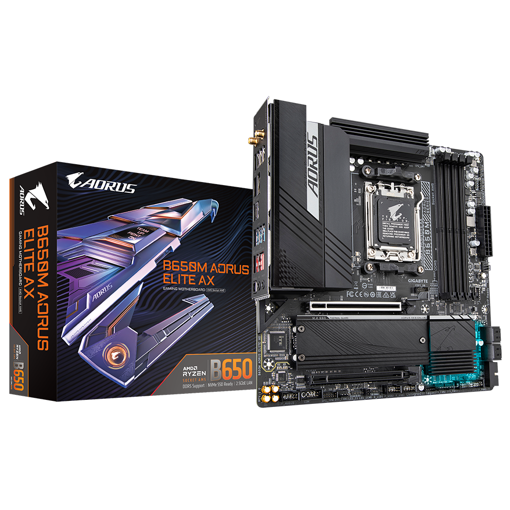 Материнская плата Gigabyte B650M AORUS ELITE AX