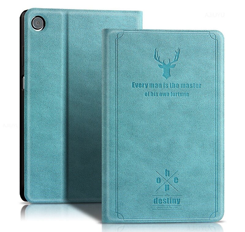 Чехол-обложка MyPads Premium для HUAWEI MatePad SE 10.4 (2022) AGS5-L09 из эко-кожи в стиле Винтажная книга бирюзовый
