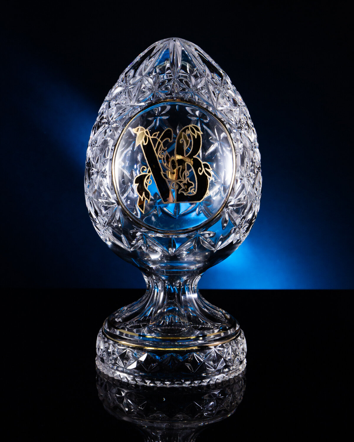 Яйцо Пасхальное на подставке (Хрусталь) 100258