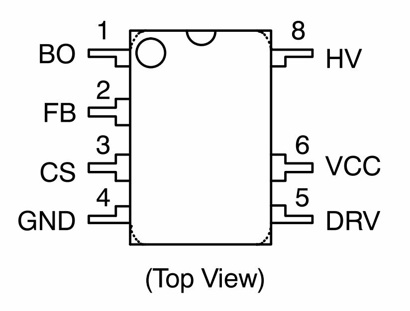 Микросхема NCP1337DR2G