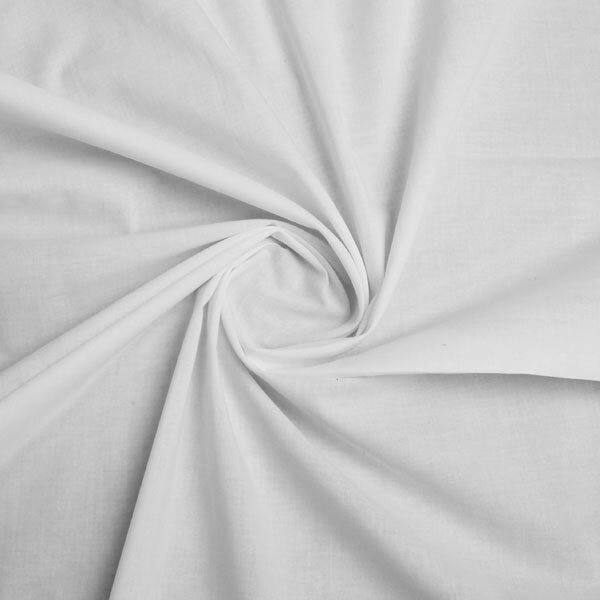 Ткань для шитья и рукоделия, батист, цвет белый