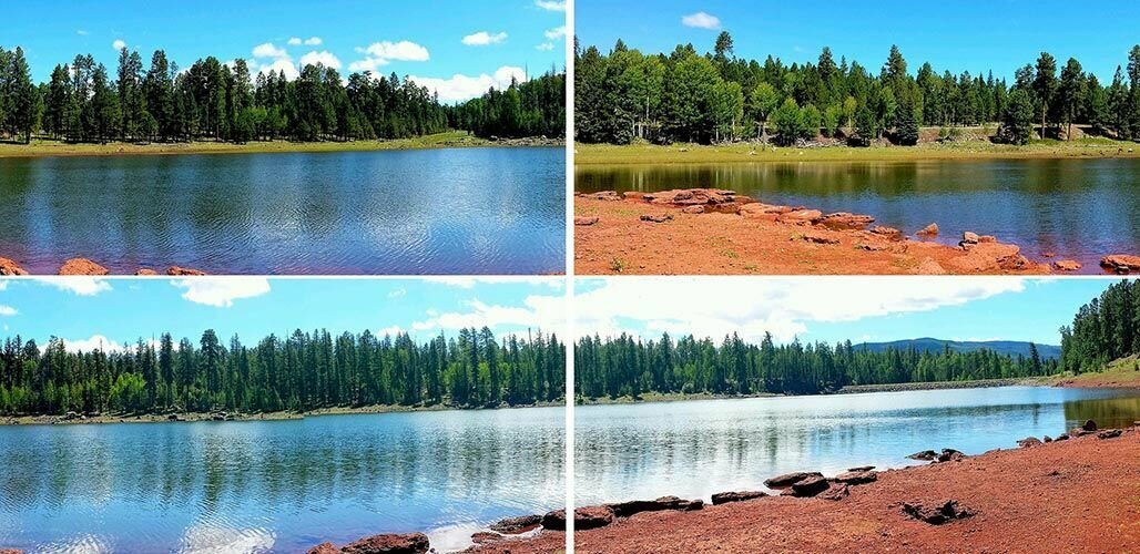 Фотофасад, фотосетка для декора забора, беседки и дачи, ФС096, панорама, комплект 12 метров из 4 полотен, 1280х155 см