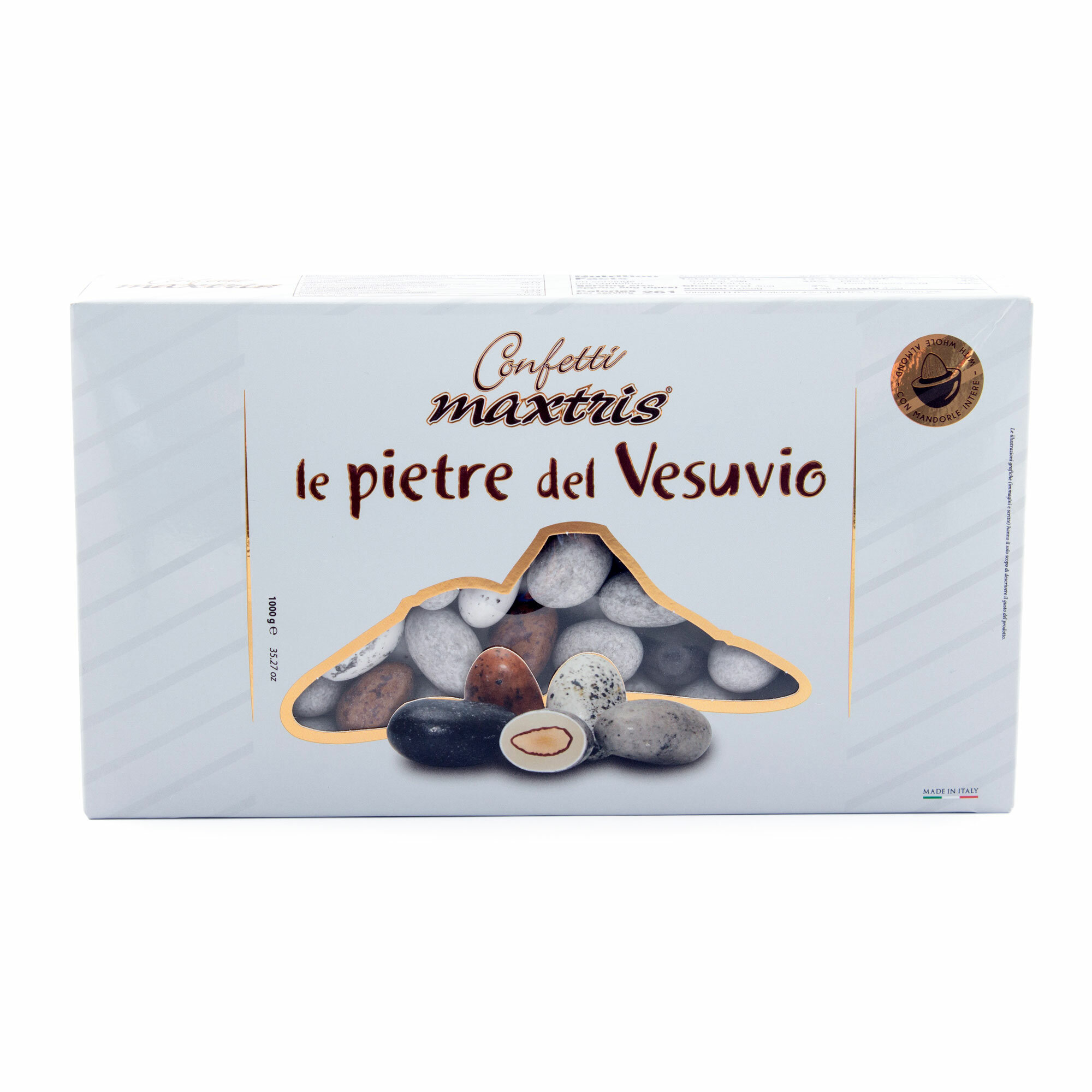 Миндаль в белом и темном шоколаде Камни Везувия, MAXTRIS, 1 кг