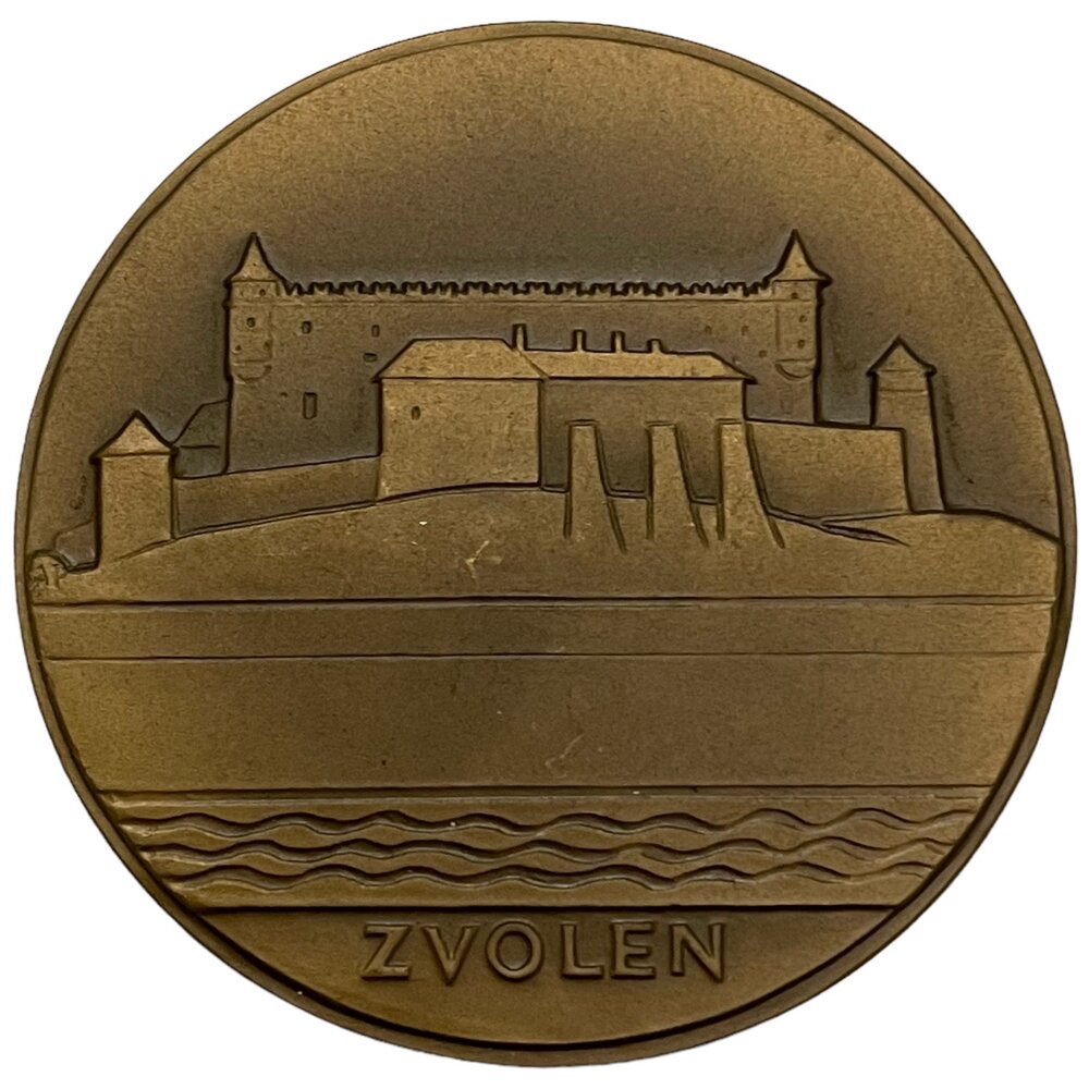 Чехословакия (чсср), медаль "За заслуги перед городским национальным комитетом Зволена" 1971-1990 гг