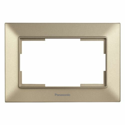Рамка Panasonic Arkedia Slim (WNTF08092BR-RU) декор. 1x пластик бронзовый (упак:1шт)
