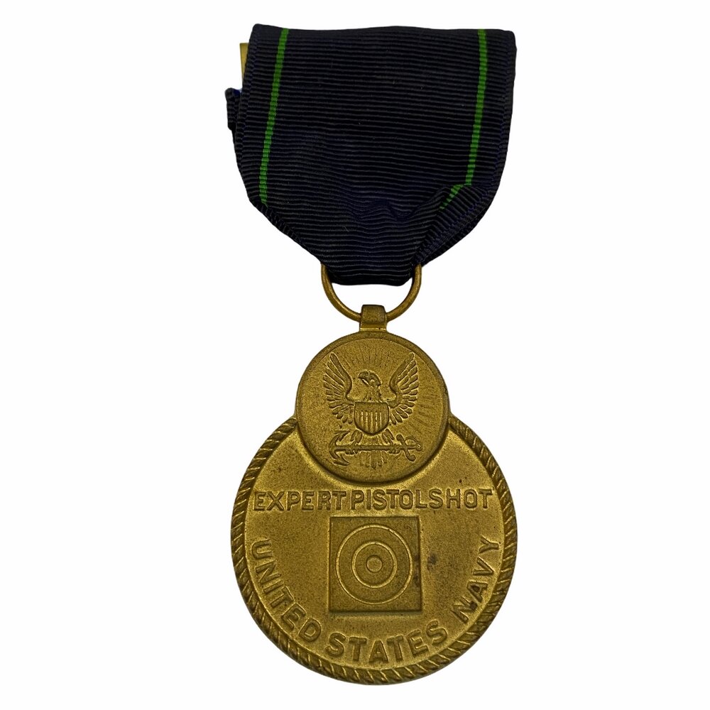 США, медаль "Инструктор по стрельбе из пистолета в подразделениях ВМФ" 1969-1980 гг. (2)