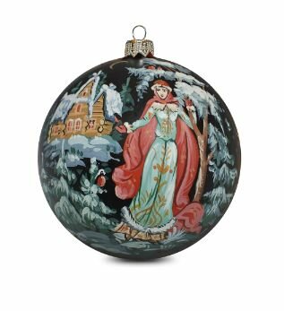 Шар на елку Морозко 10см