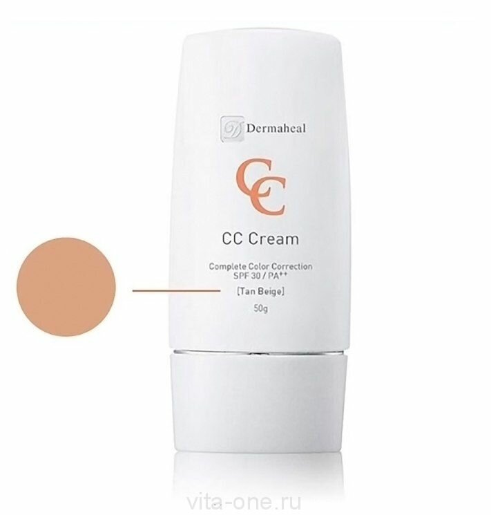 Dermaheal (Дермахил) CC Cream Tan beige (тёмно-бежевый) Крем тональный выравнивающий тон кожи SPF30 50 мл
