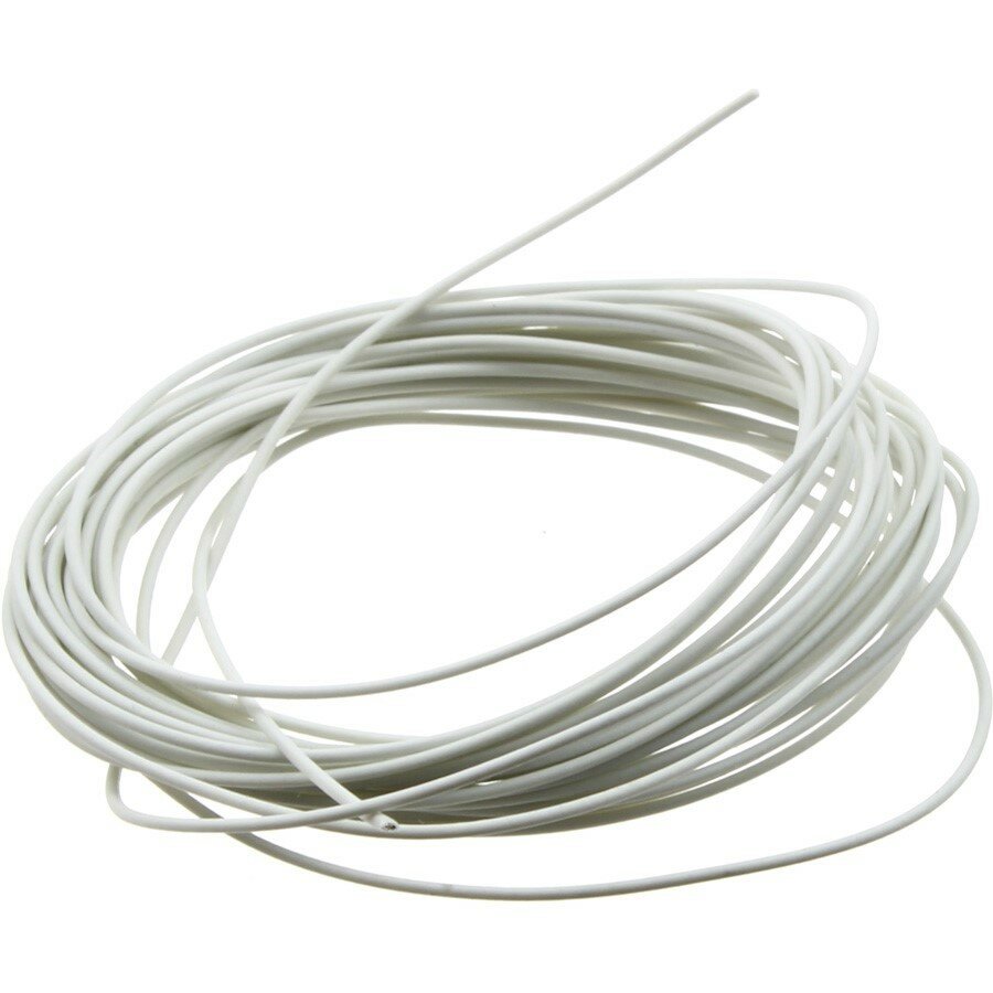 Кабель НВ 0.12мм. кв. (5метров) белый