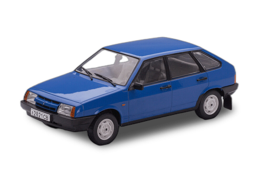 Модель коллекционная HACHETTE Волжский автомобиль 21091 спутник синий (легендарные советские автомобили #103)