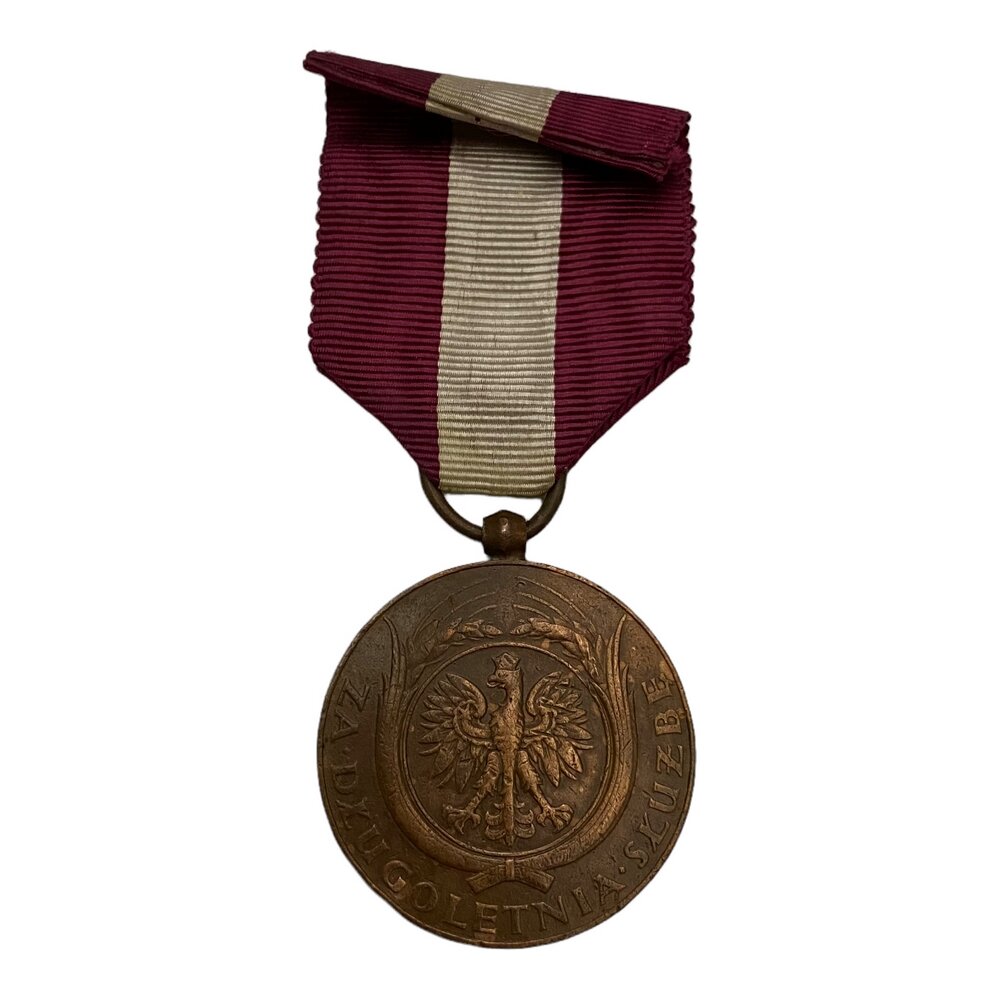 Польша, медаль "За долголетнюю службу. X лет" 1938-1939 гг.