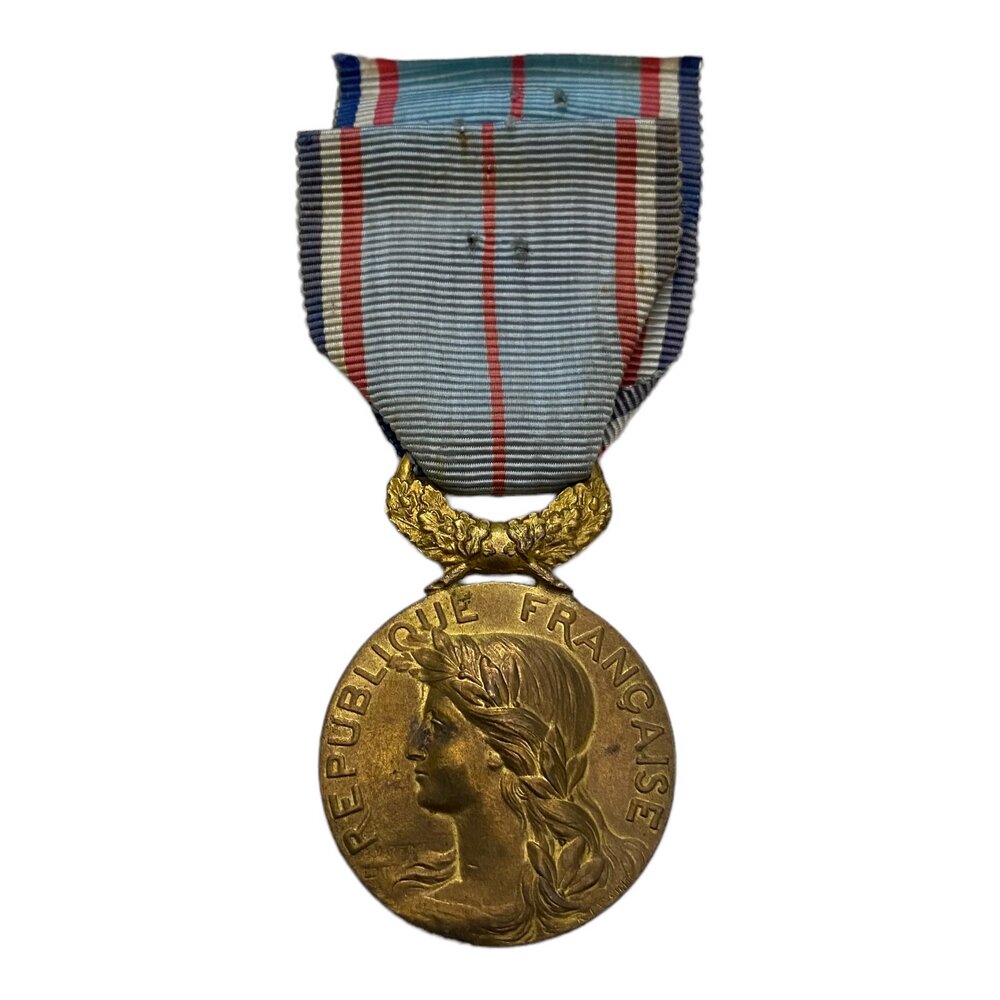 Франция, медаль "Ассоциация гуманитарных заслуг" 1951-1970 гг.