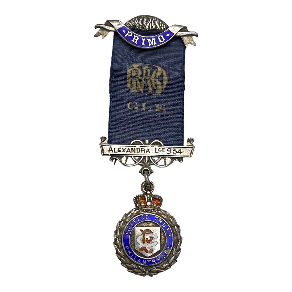 Великобритания, памятный знак "Старинный королевский орден буйволов ROAB" (Thomas Horn) 1928 г.