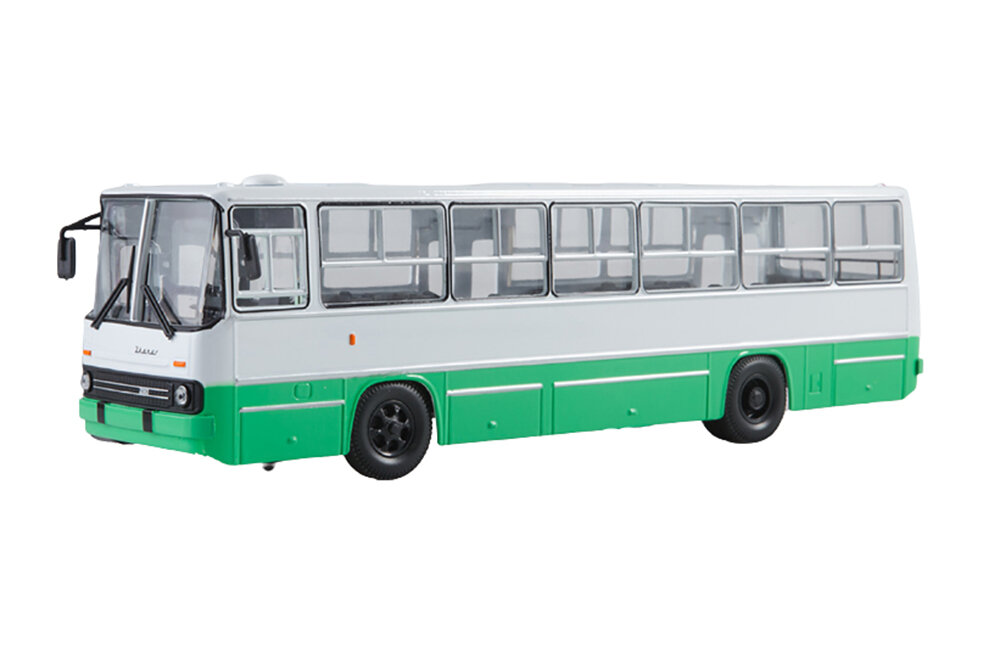 Модель коллекционная MODIMIO Ikarus / икарус 260.06 бело-зеленый (наши автобусы #25)